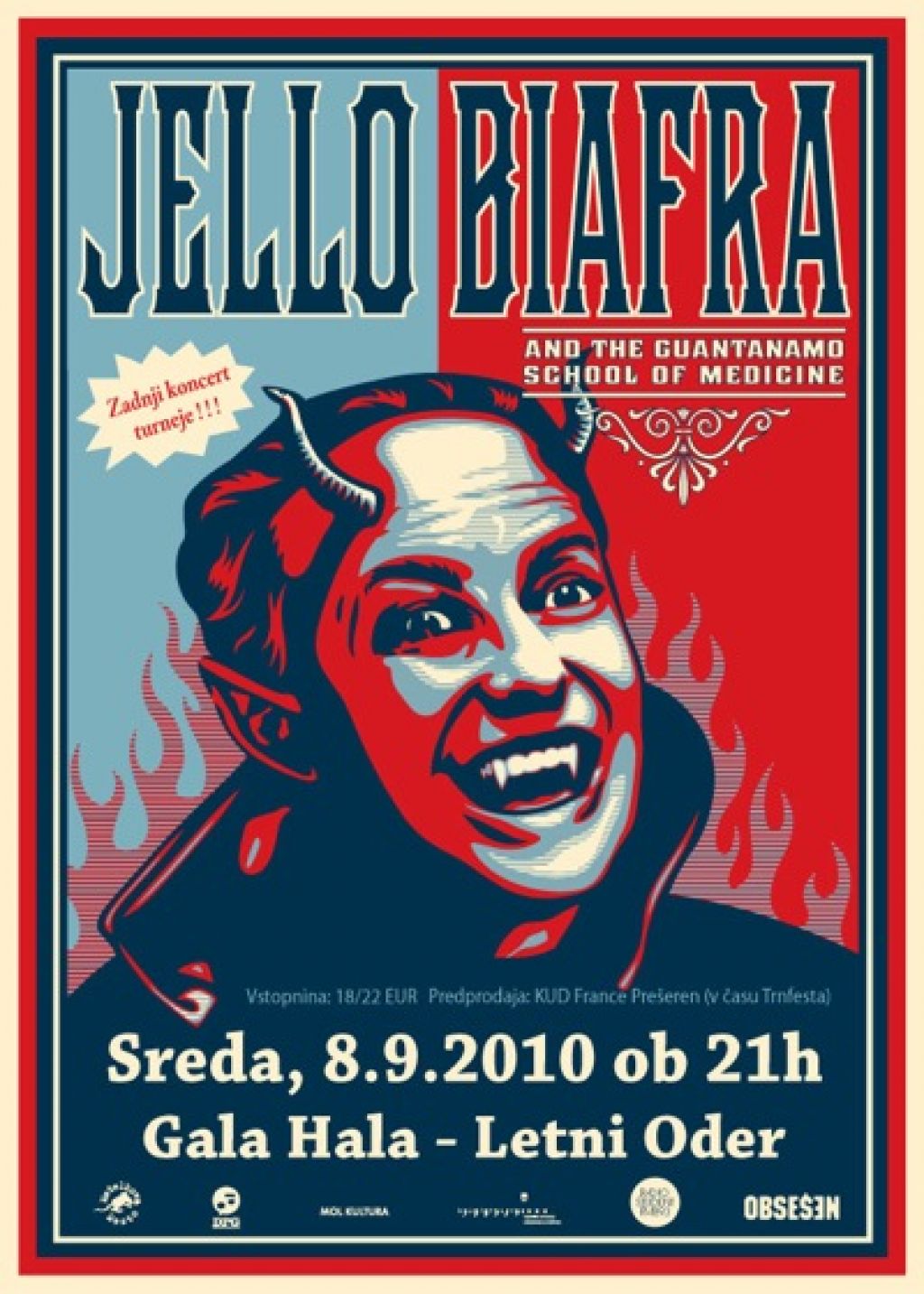 Jello Biafra (ex Dead Kennedys) v Ljubljani