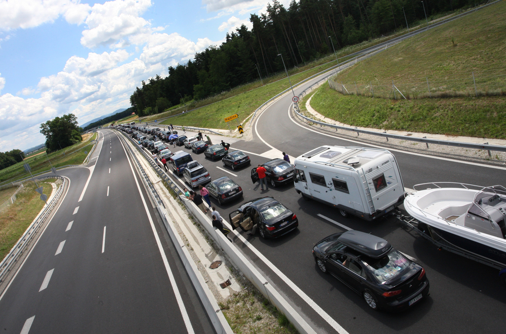 Promet po državi je ponekod zgoščen