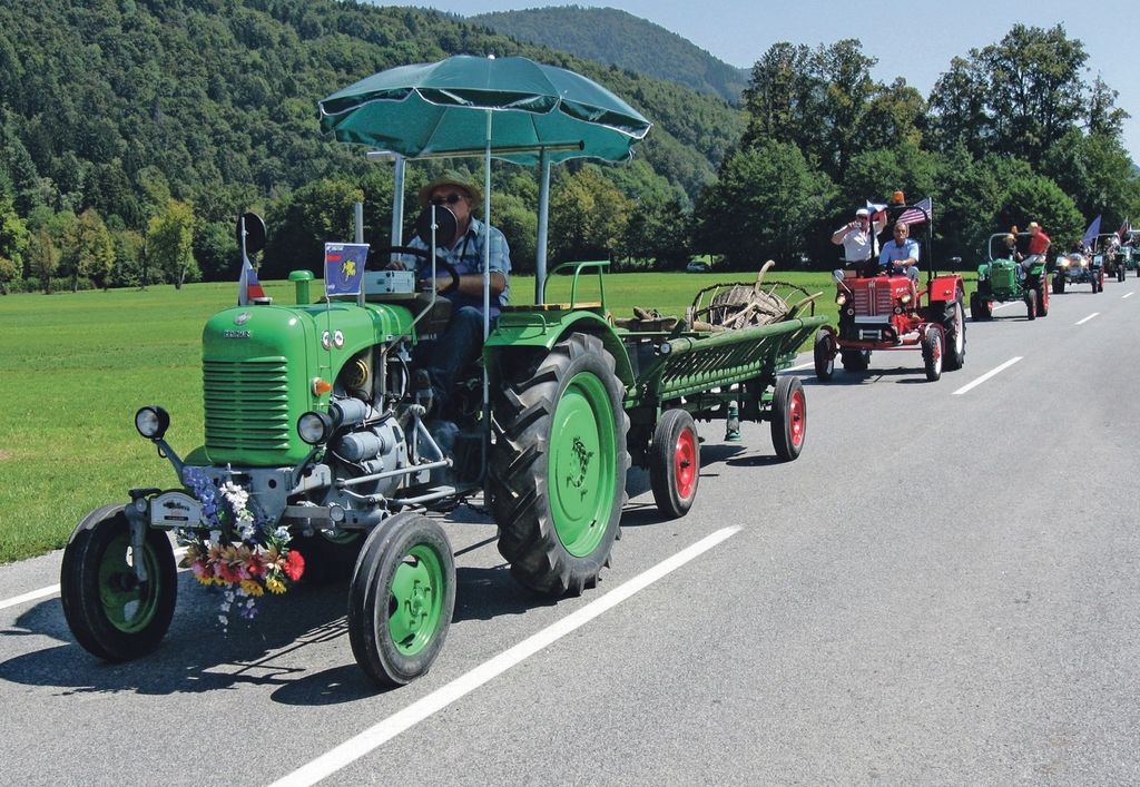 S traktorjem na Passo Stelvio