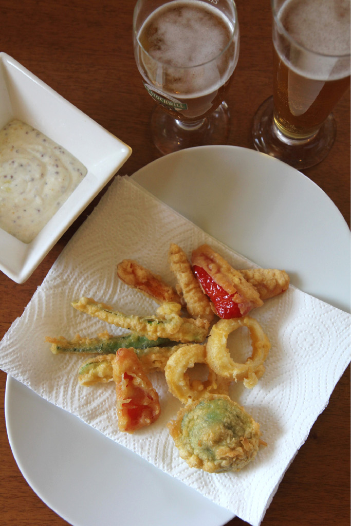 Sredin recept: zelenjava v pivskem testu