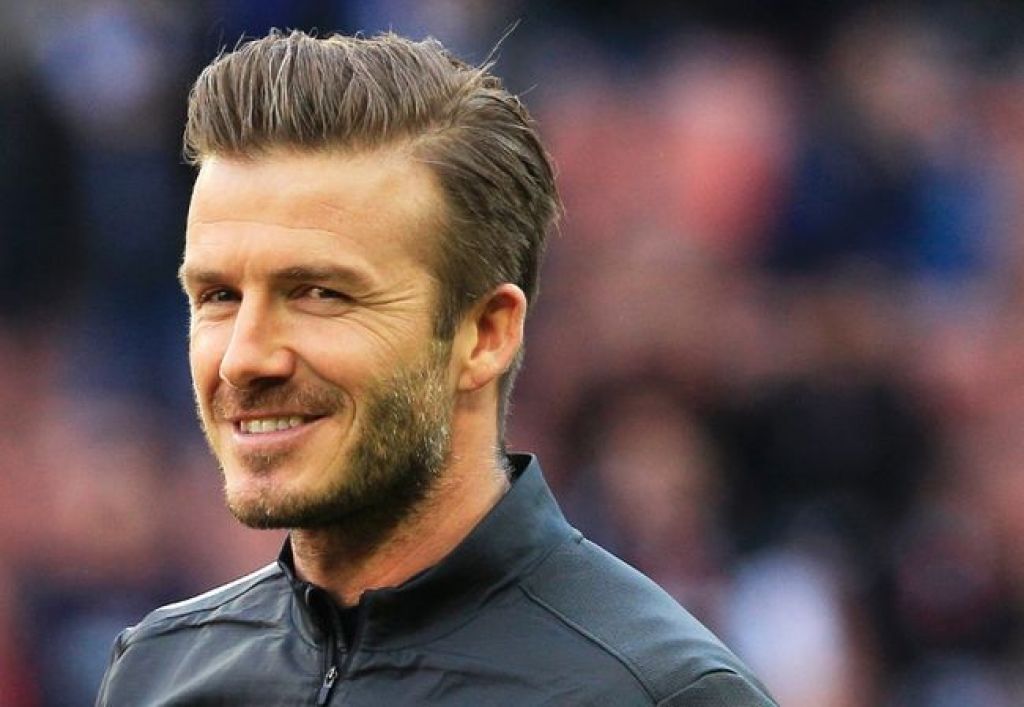 David Beckham med bedaki in konji
