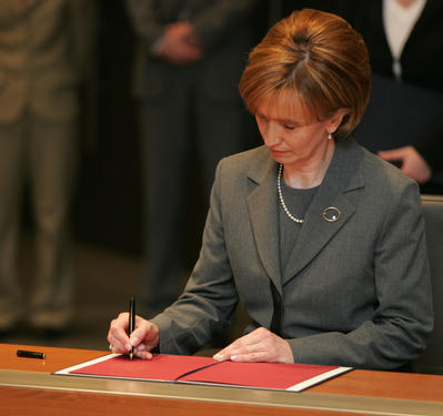 Barbara Brezigar zaprisegla