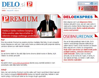 Delo.si najbolj bran časopis na spletu